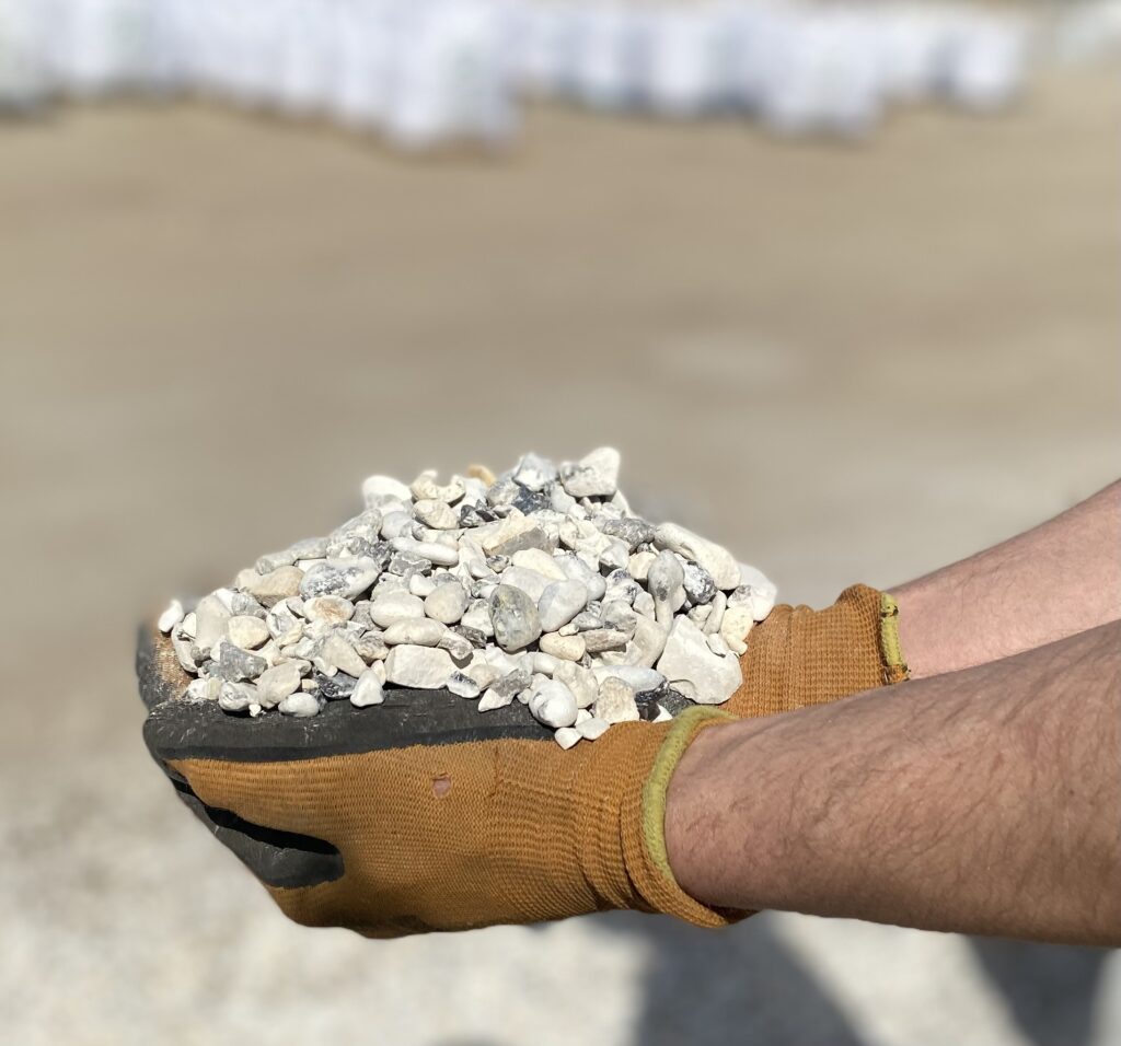 Perlesten hvide 8-16 mm | Gruslevering.dk